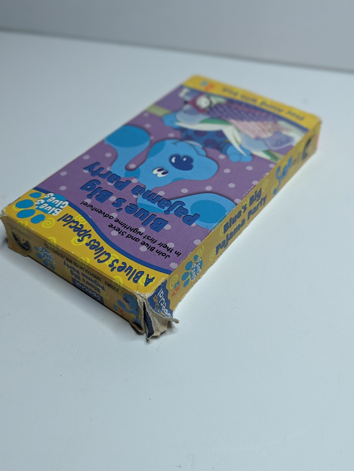 Blue’s Clues Blue’s Big Pajama Party VHS 1999 Play Along With Blue ...