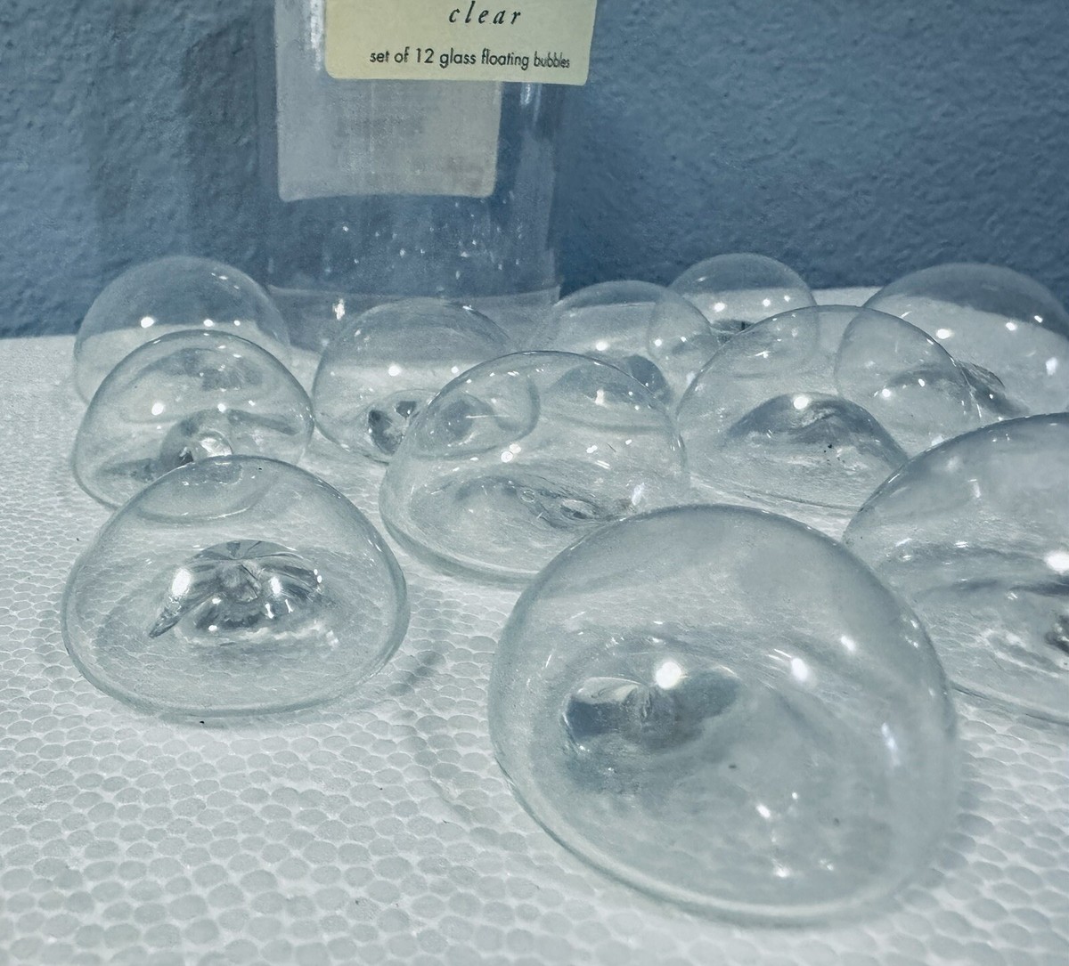 Clear Glass Floating Bubbles