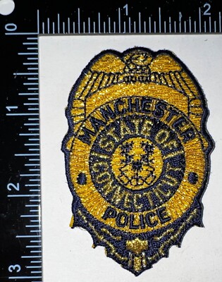 Manchester CT Connecticut Police Department Patch | eBay