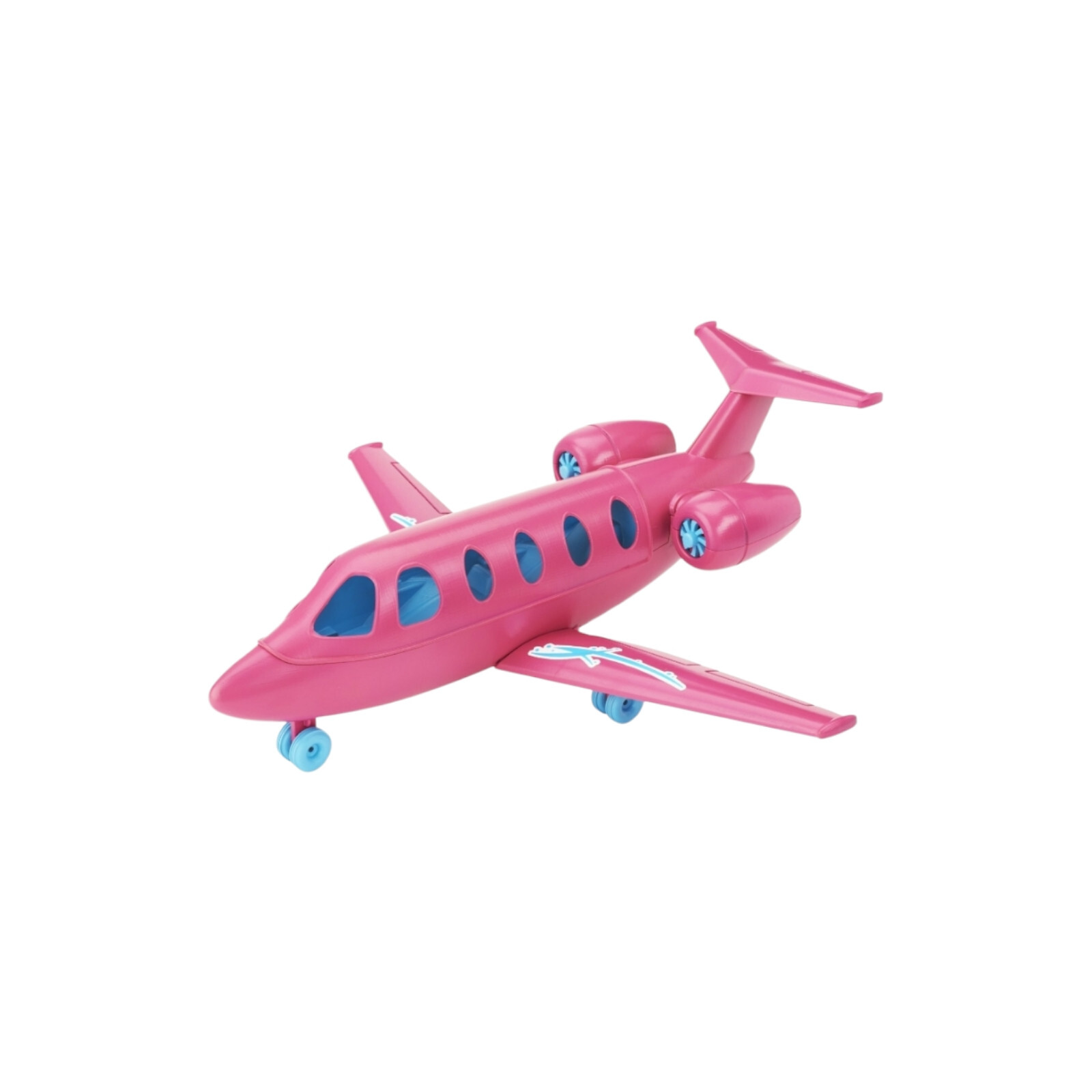 American Plastic Toys Fashion Doll Private Business Jet Set Pink / Blue ...