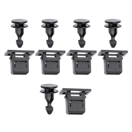 5sets Black Car Striker Engine Bulkhead Cover Retainer Clips Fit for ...