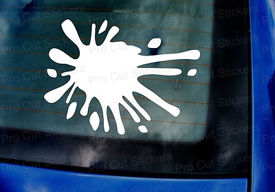 600mm (60cm) Large Paint Splat Die Cut Vinyl Sticker Decal Car Window ...