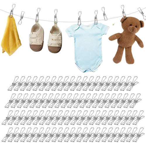 Heavy Duty Laundry Pegs Metal Clothes Peg Stainless Steel With Spring ...