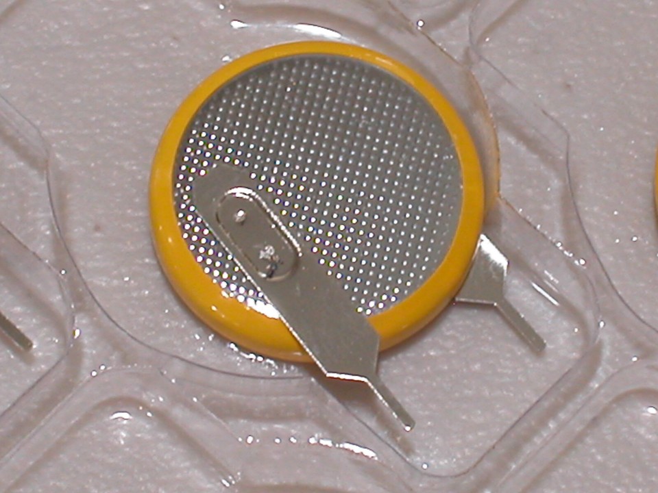 2 NEW CR2032 Lithium Battery CMOS with solder tabs 10mm tab spacing | eBay