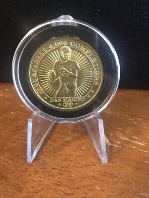 1997 Pinnacle Mint Collection Dan Marino, QB Club, Limited Edition Coin ...