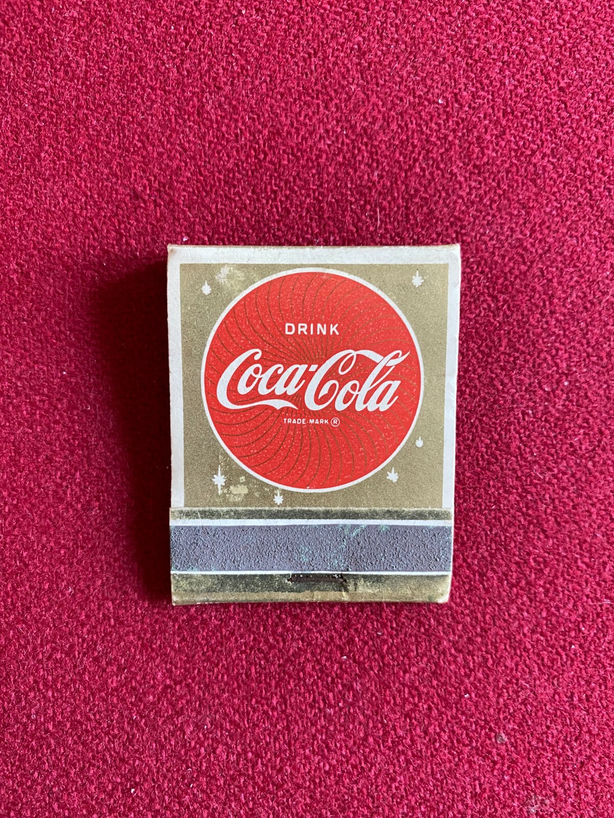 1960's, Coca-Cola, "Un-Used", TIMES SQUARE, NY Matchbook (Scarce ...