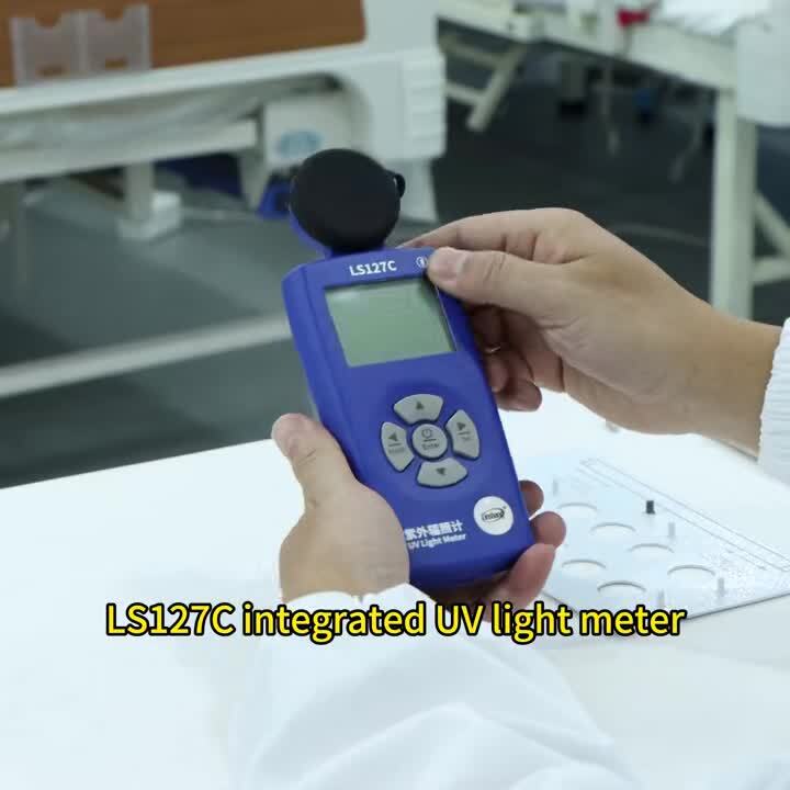 Uv Meter Digital Uvc Light Radiometer 254nm Germicidal Lamp High ...