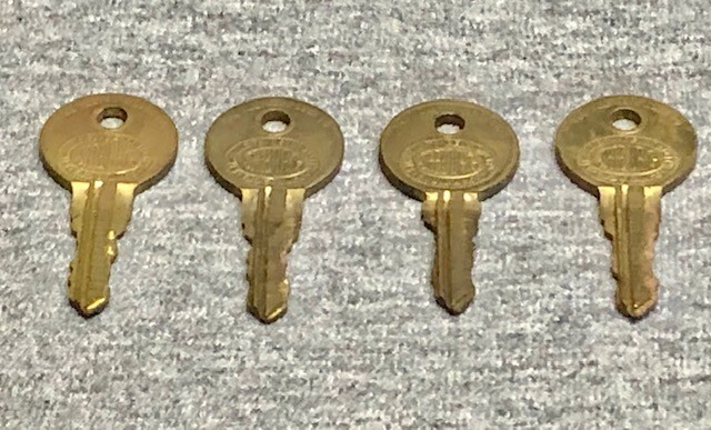 MANY Original Brass "SEEBURG" Wall Box Key sold individually by Lock ...
