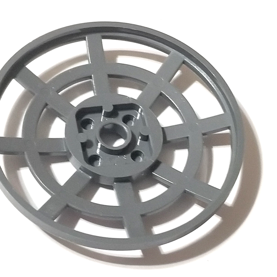 LEGO 6x6 Dish Webbed Round Holder Underneath Dark Bluish Gray Part 4285 ...