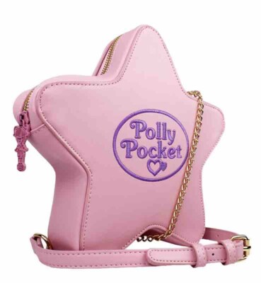 Cakeworthy X Polly Pocket Star Purse - Pink w/ Purple Logo Limited Ed ...