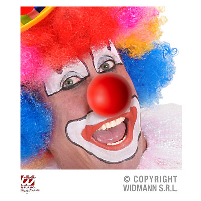 Clownsnase rund und rot Clown Nase Clowns Schaumlatex Widmann® | eBay.de