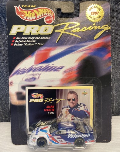 1997 Hot Wheels Pro Racing 1st Edition | Mark Martin #6 Valvoline 1:64 ...