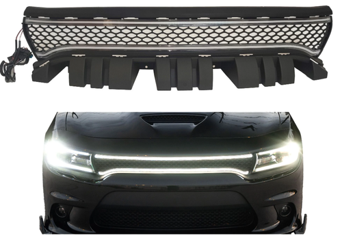 2015-2023 DODGE CHARGER LED GRILL WITH DAYTIME RUNNING LIGHTS ...