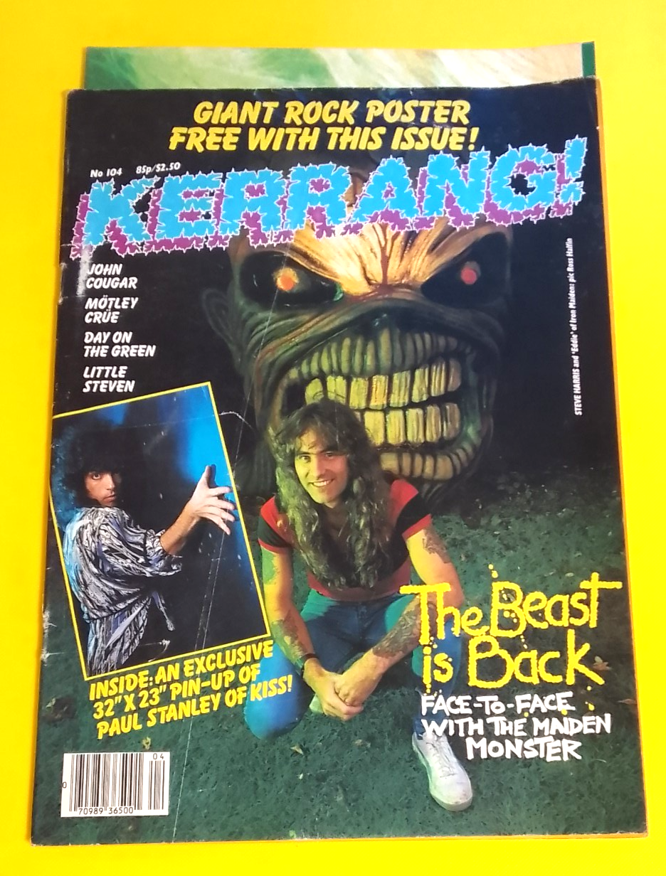 Kerrang! Magazine No.104 Oct 3 - 16 1985 - Inc.32" x 23" Paul Stanley ...