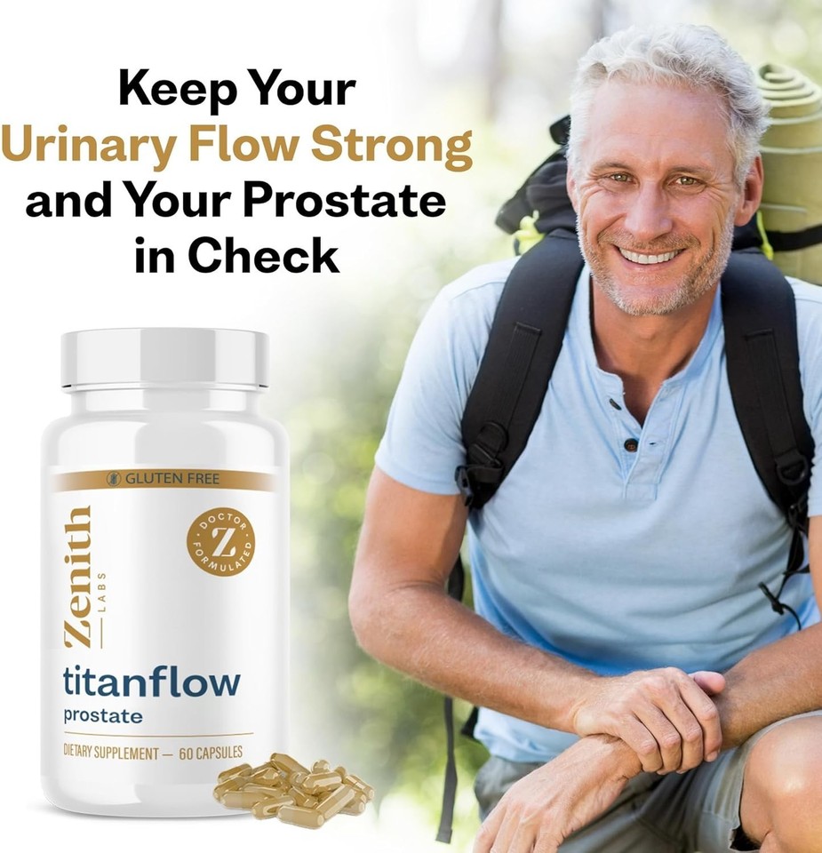 Zenith Labs - TitanFlow - Prostate Supplements for Men - with Pumpkin ...