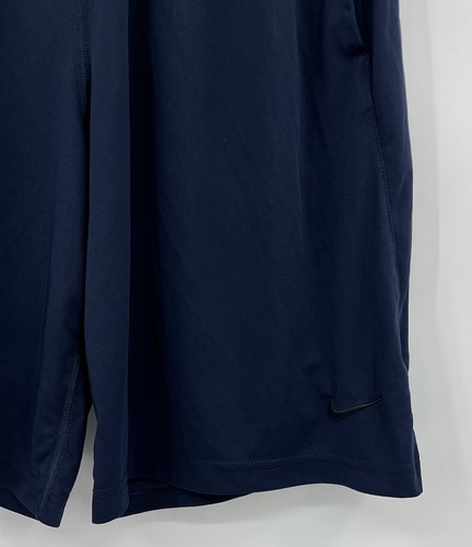 Nike Shorts Men's Large Navy Blue Dri-Fit Running Training Basketball ...