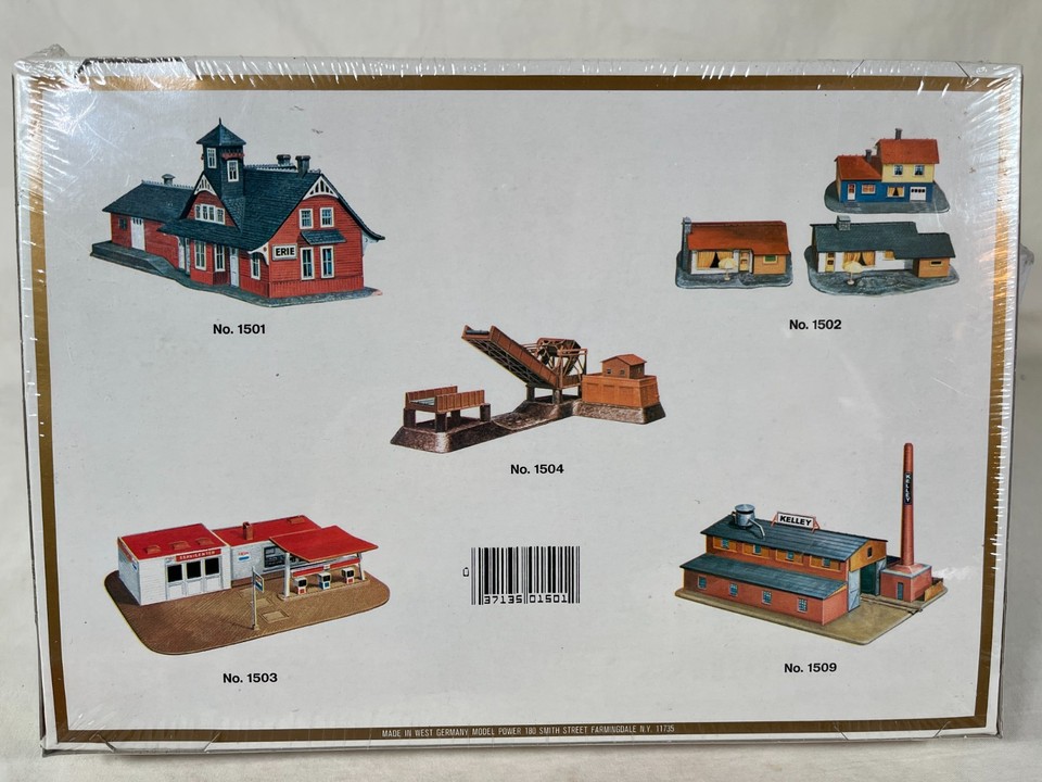 MODEL POWER / LIFE LIKE N SCALE FOUR PLASTIC MODEL KITS LOT 2 | eBay