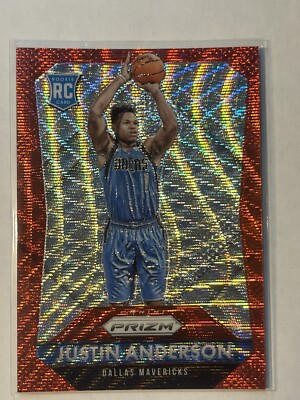 Justin Anderson 2015-16 Panini Prizm Basketball Ruby Wave Prizm Rookie ...
