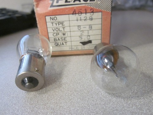 NOS Peace 6v 21CP(W) Base SC Turn Signal Light Bulb Flasher Bulbs 4513 ...