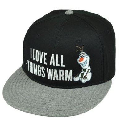 Disney Frozen Olaf I Love All Things Warm Mens Snapback Baseball Cap | eBay