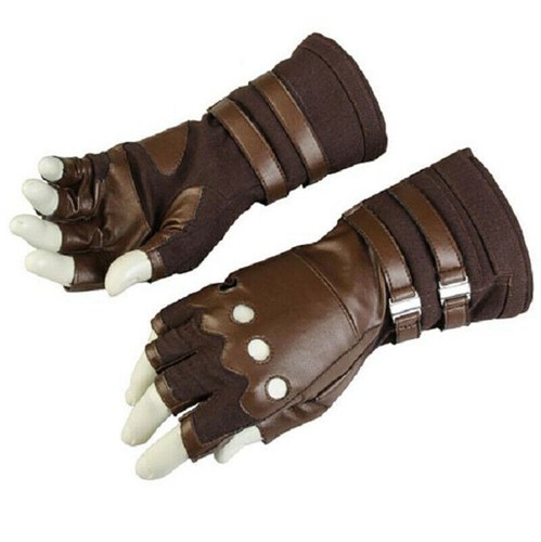 1 Pair Captain America Leather Cycling Gloves Avengers Infinity War ...
