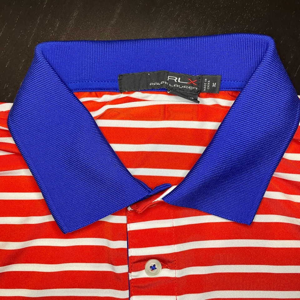 SECESSION GOLF CLUB Mens Polo Shirt (M) RLX Ralph Lauren (RETIRED LOGO ...