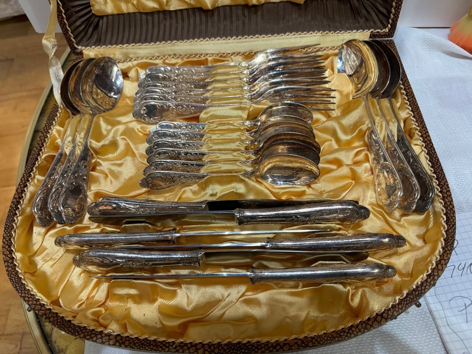 Rostfrei Solingen flatware Germany Set For 6 German Silver 100 | eBay