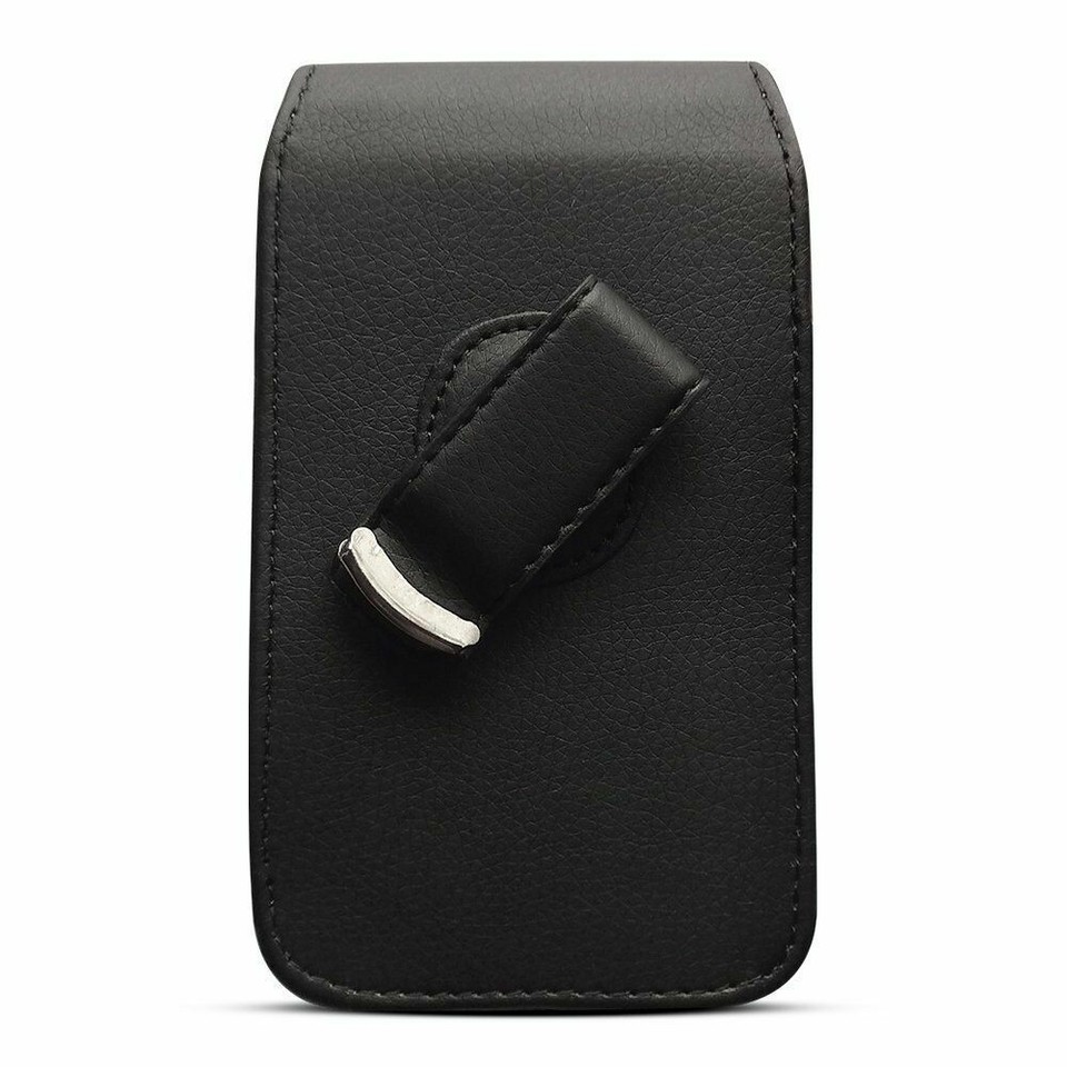 Phones Leather Vertical Case Pouch Belt Clip Loop Holster XL Fits ...