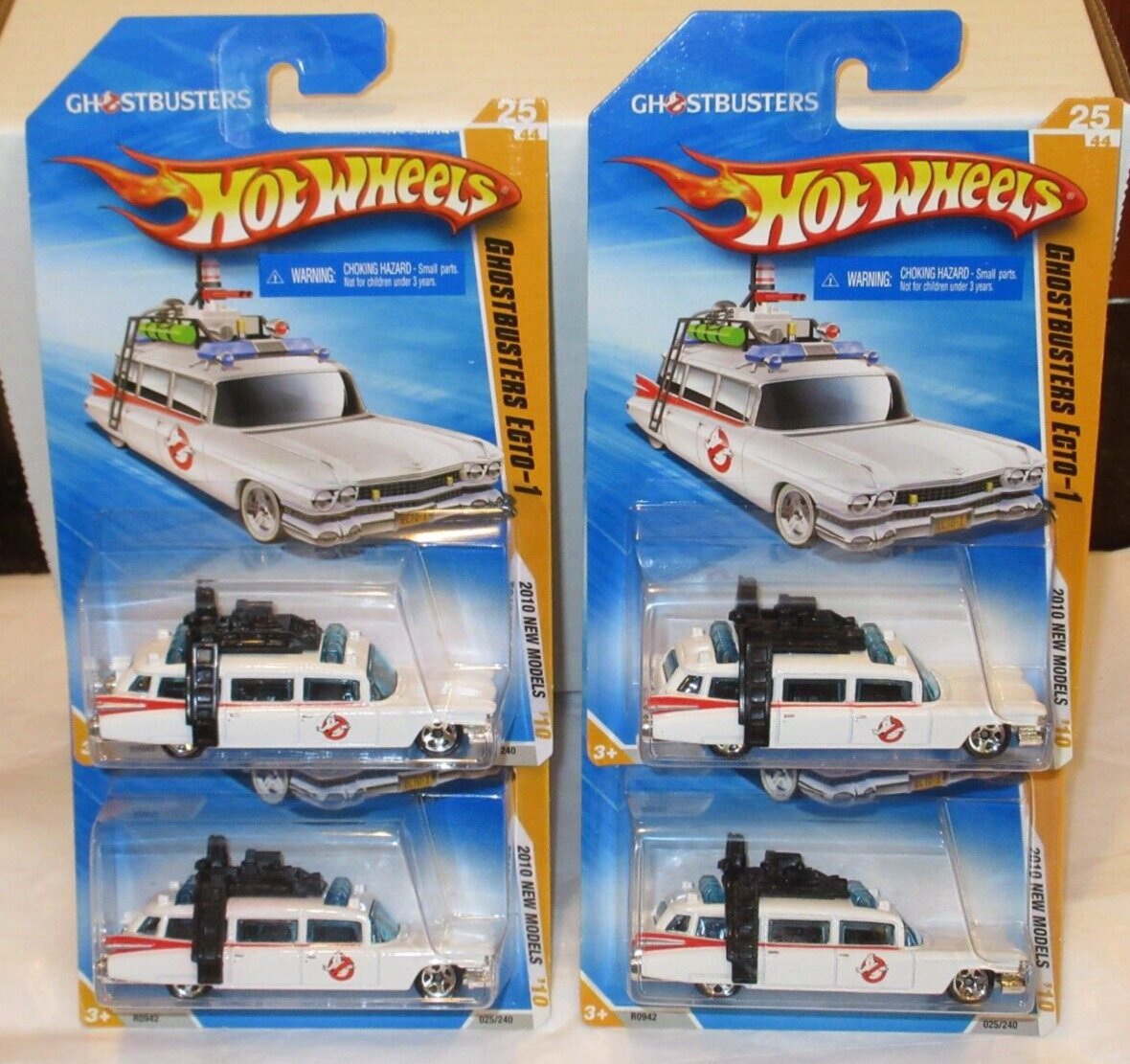 2010 HOT WHEELS NEW MODELS LOT OF 4 GHOSTBUSTERS ECTO-1 | eBay