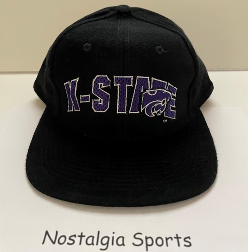 Vintage KANSAS STATE K-STATE WILDCATS Top of World SnapBack HAT NEW Old ...