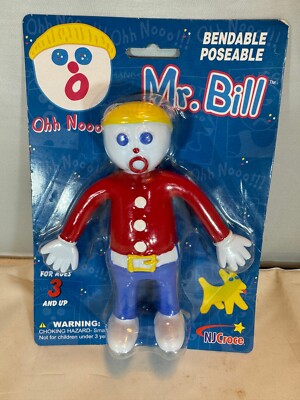 Mr. Bill Saturday Night Live SNL 5.5" Bendable Poseable Action Figure ...