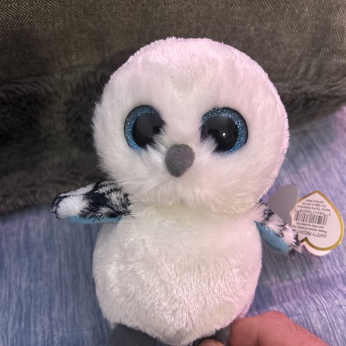 Ty Beanie Boos SPELLS the Owl Glitter Eyes 6" NEW MWMTs Plush Stuffed ...