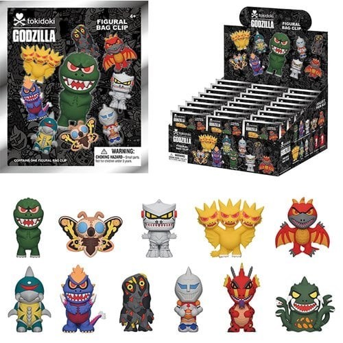 Godzilla x Tokidoki - 3D Foam - Keychains - YOU PICK!! | eBay