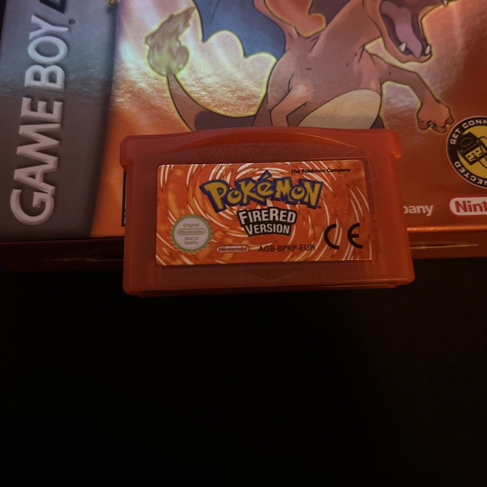 Pokemon Fire Red Version Nintendo Game Boy Advance GBA + Replacement ...
