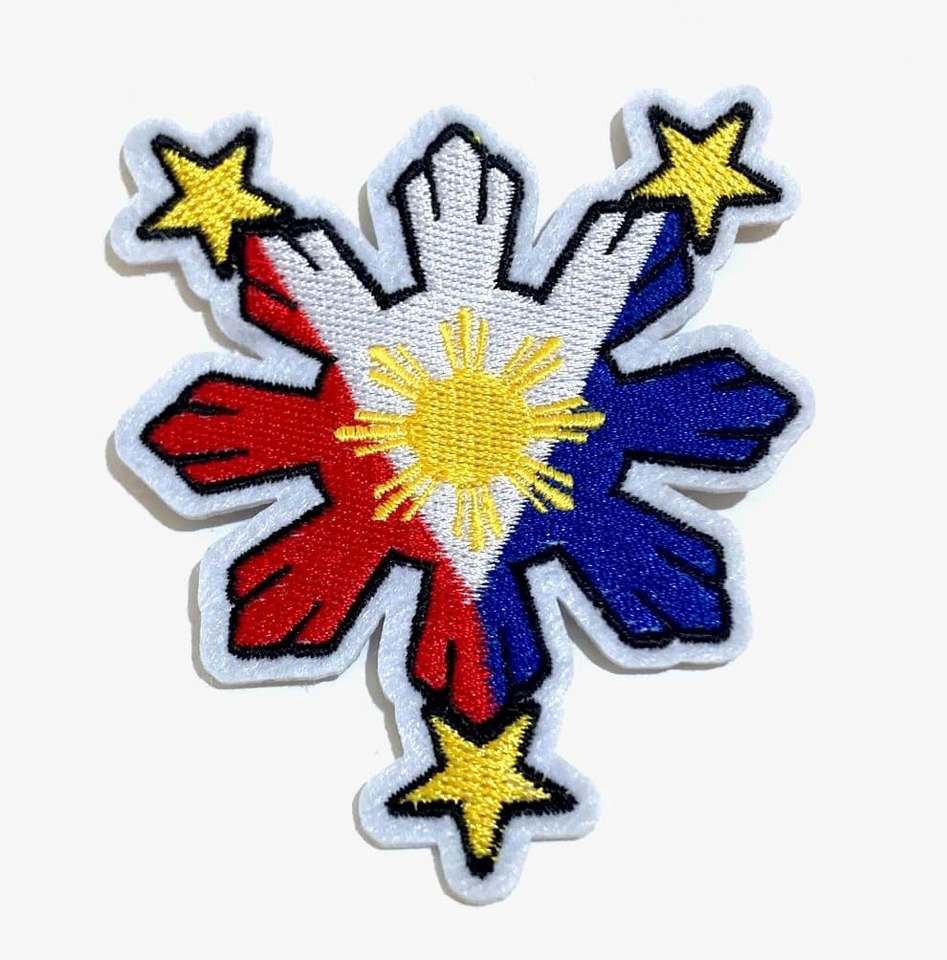 Philippines Patch Flags Pinoy Filipino Pride Quality Iron on Clothing ...