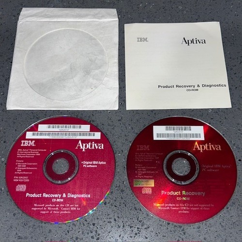 IBM Aptiva Product Recovery CD & Recovery Diagnostics CD | eBay