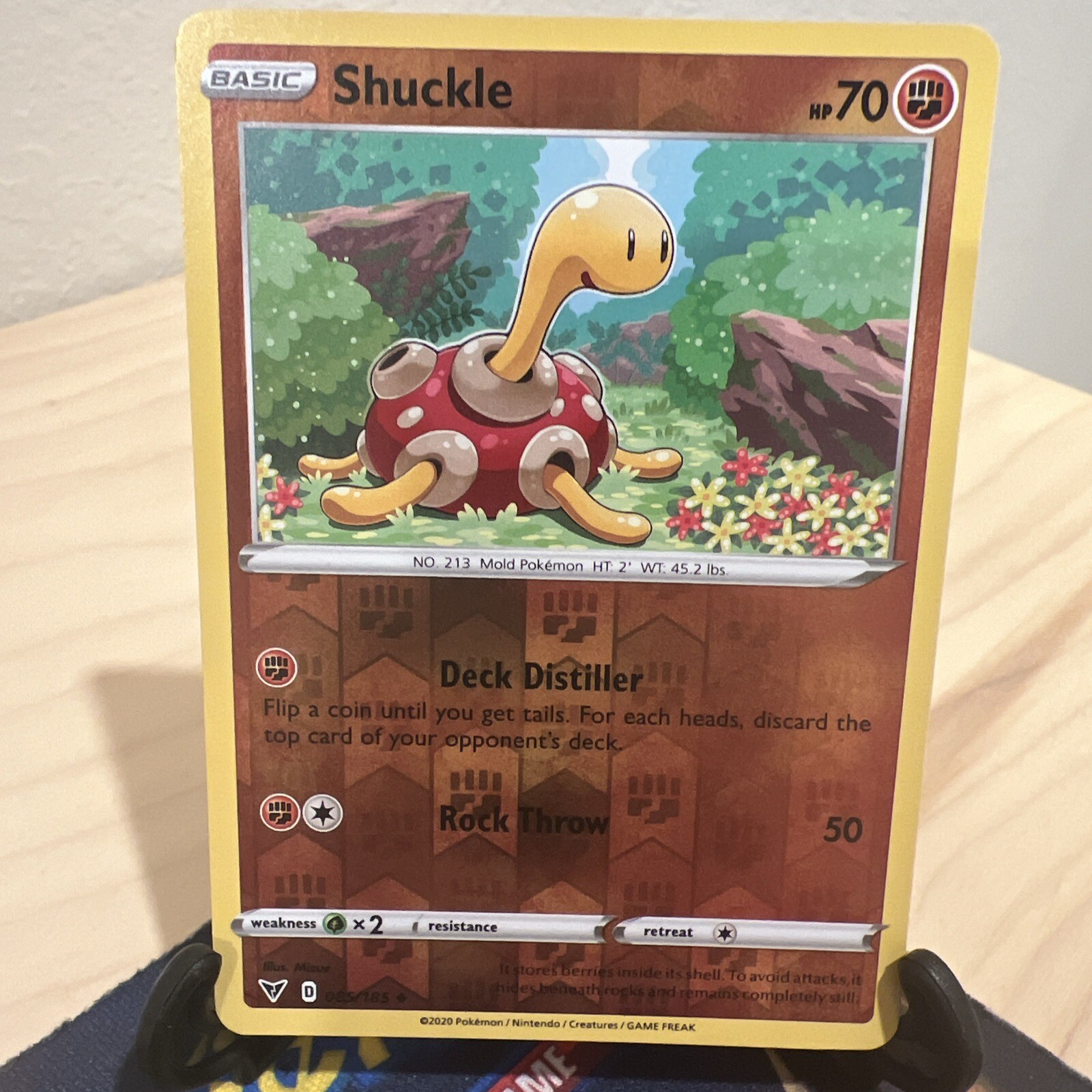Pokémon TCG Shuckle Vivid Voltage 085/185 Reverse Holo Uncommon for ...