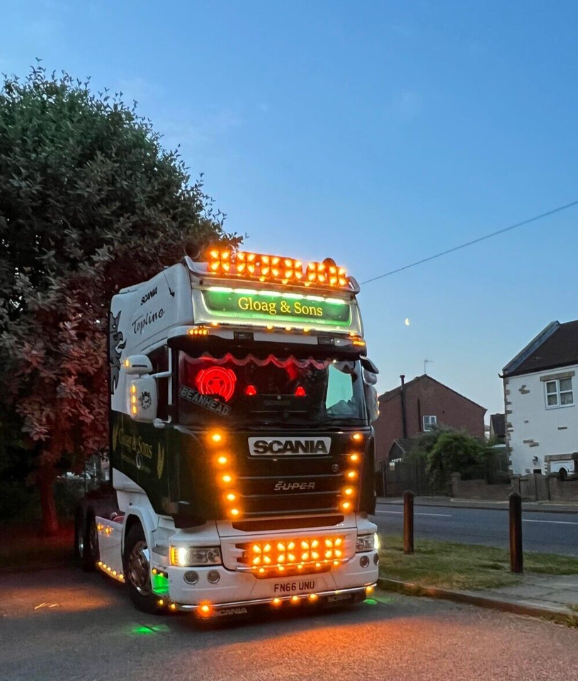 SCANIA Mirror COVERS! FULL SET. Guards! ACCESSORIES! MARKER LIGHTS ...