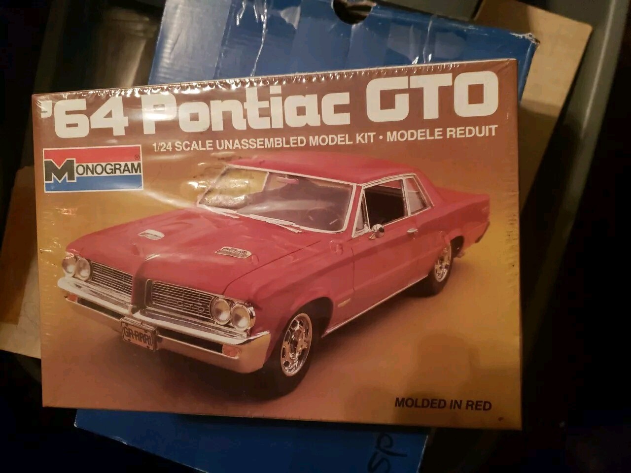 VTG Monogram 1964 Pontiac GTO 2-Door 1/24 Model Kit #2714 Muscle 1985 ...
