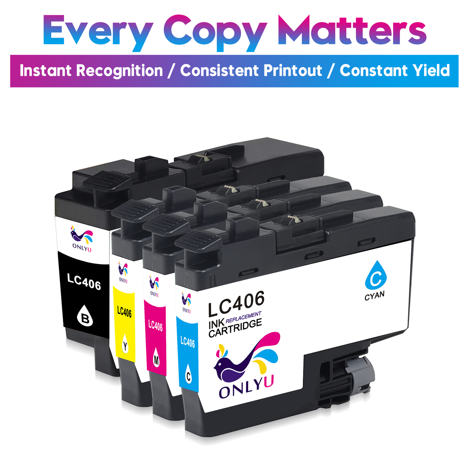 Ink Cartridge LC406 For Brother HL-JF1 MFC-J4335DW J4345DW J5955DW ...
