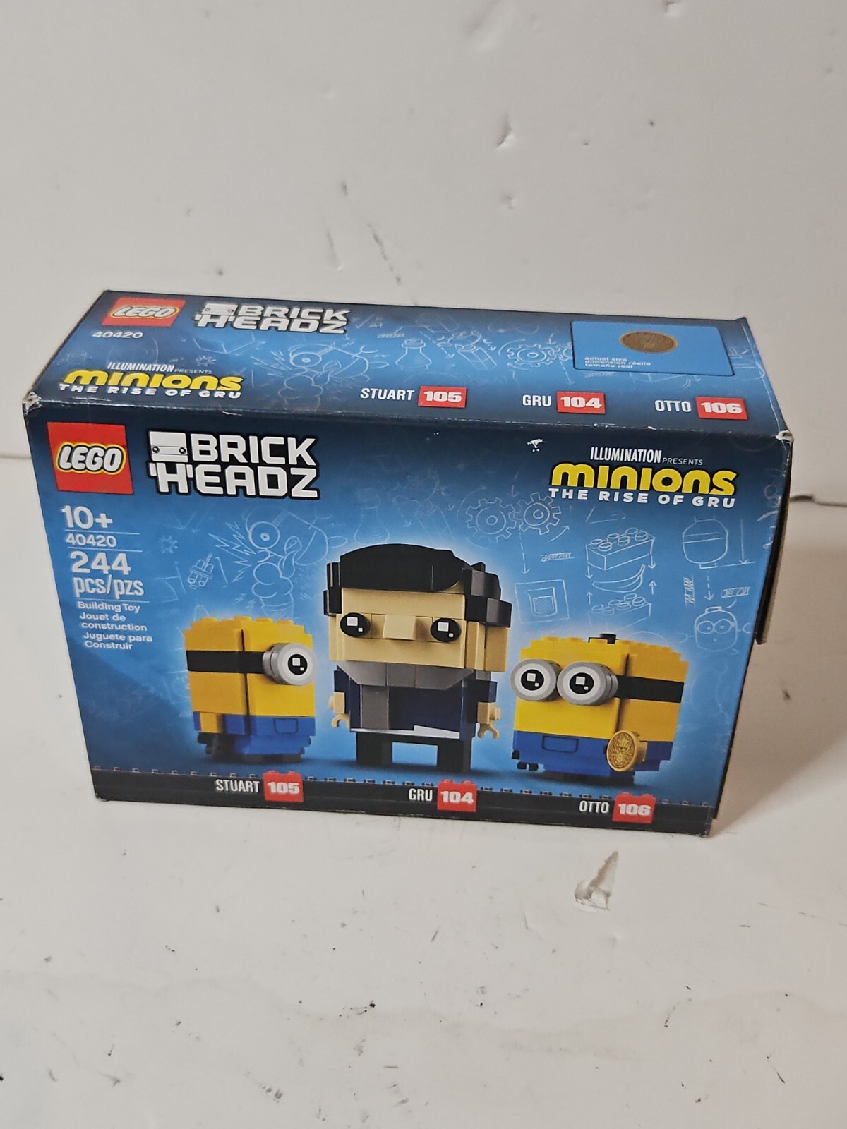LEGO 40420 Brickheadz Minions The Rise of Gru Building Set New Sealed ...