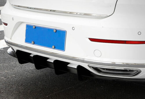 Fit For VW Arteon CC 2019-2021 ABS Black Rear Bumper Diffuser Spoiler ...
