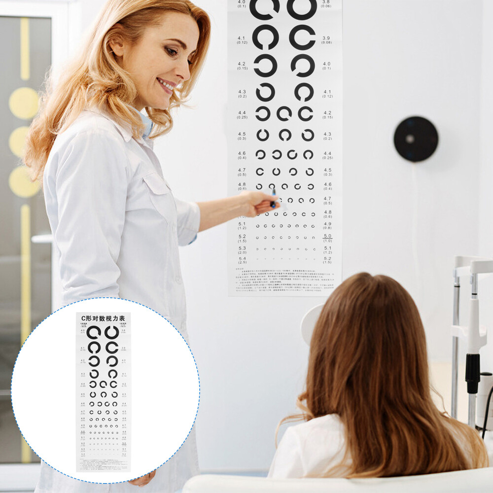 Eye Exam Chart Standard Wall Low Charts | Grelly UK