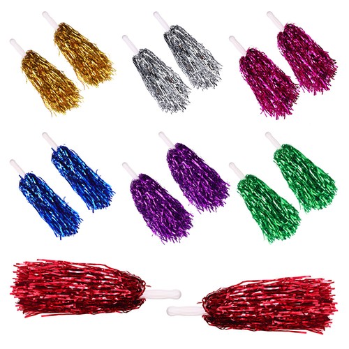 Cheerleading Flower Ball Sparkly Pom Poms Dancing Child Cheerleader ...