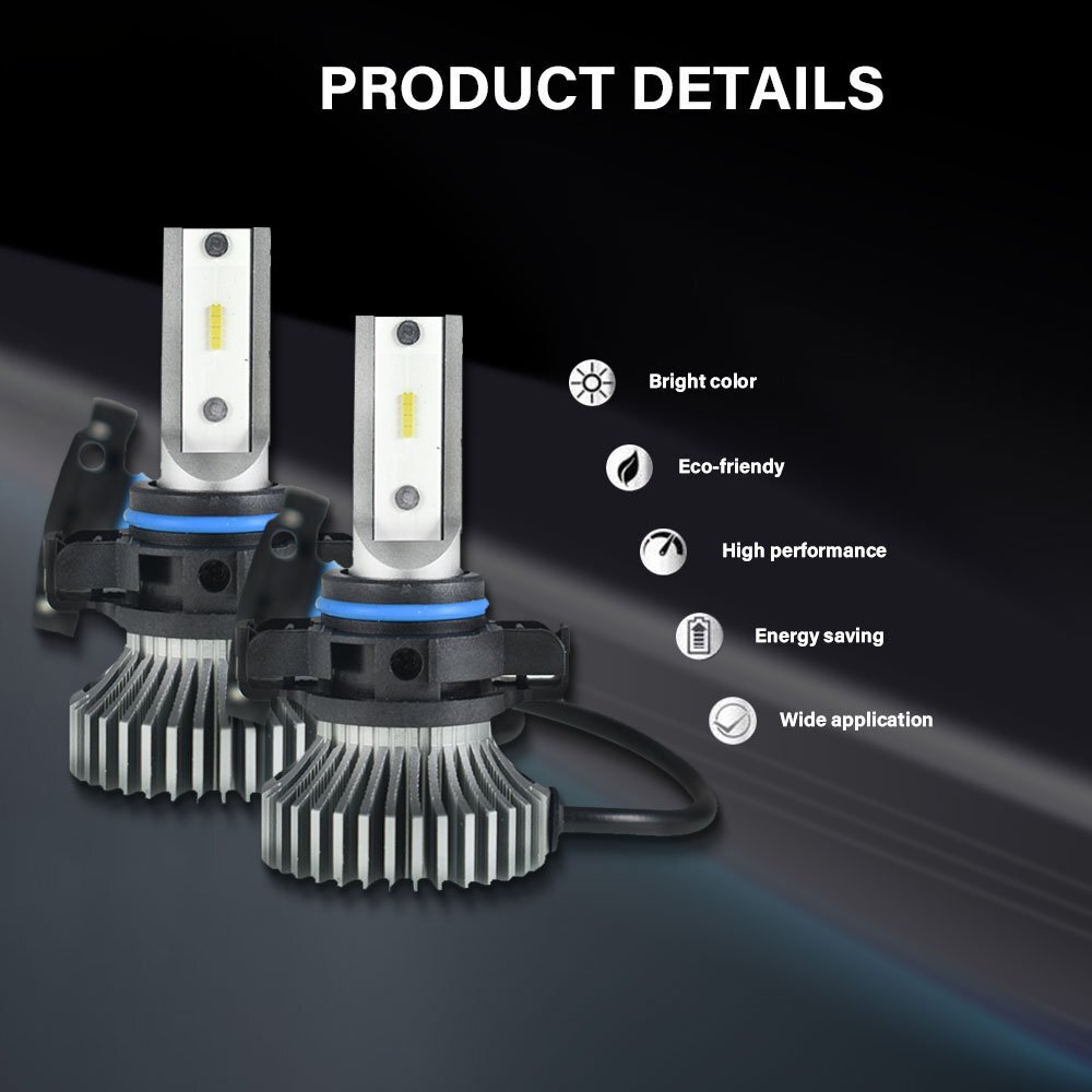 For 5202 5201 PS19W LED Fog Light Bulbs DRL 6000K Xenon White Pack of 2 ...