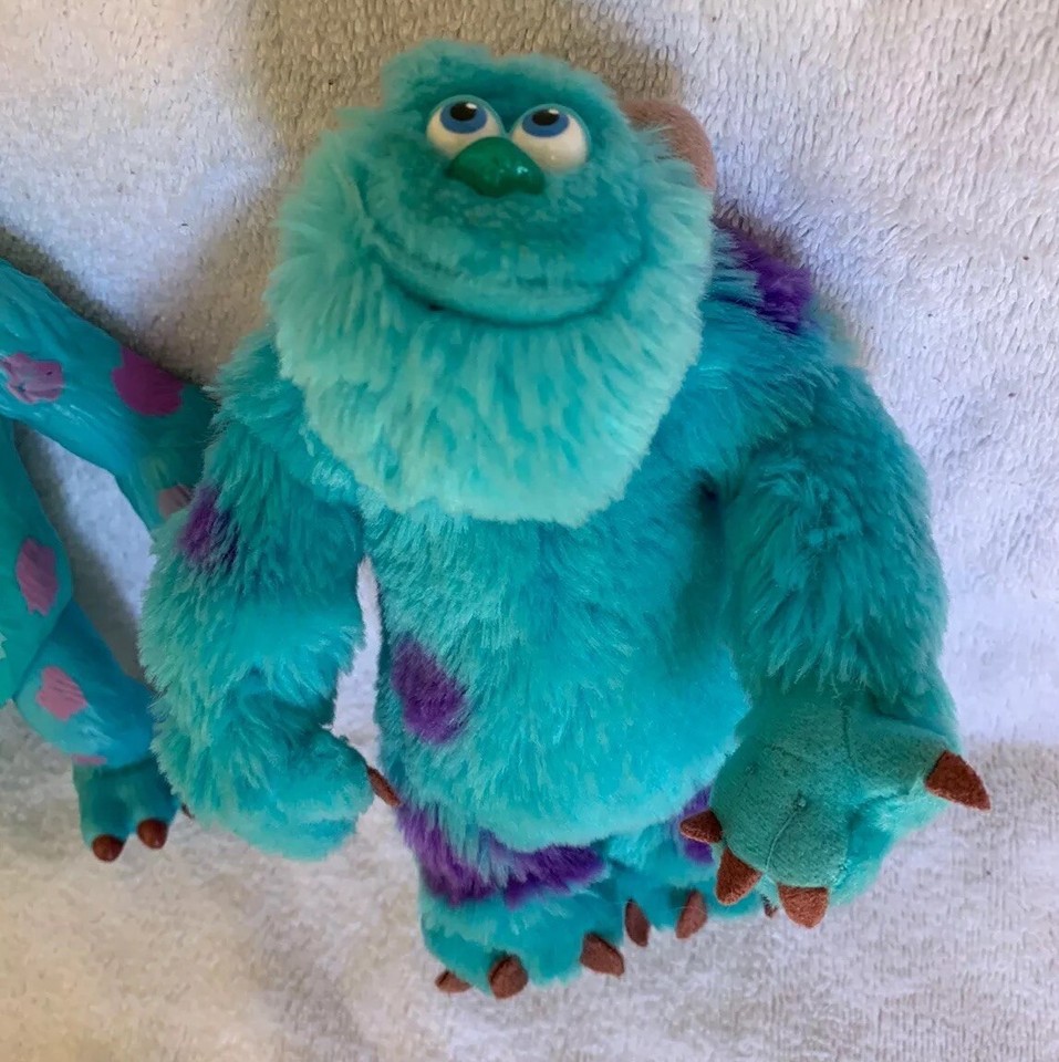 2001 Plush Sully 7" Hasbro Disney Pixar Monsters Inc. Spinmaster Moving ...