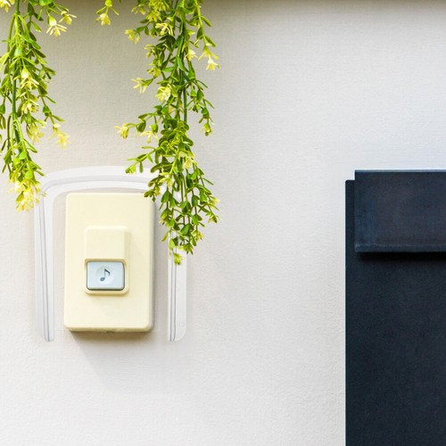 Door Bell Cover Wall Inside Outdoor Keypad Bell Cover Home Keypad Cover ...