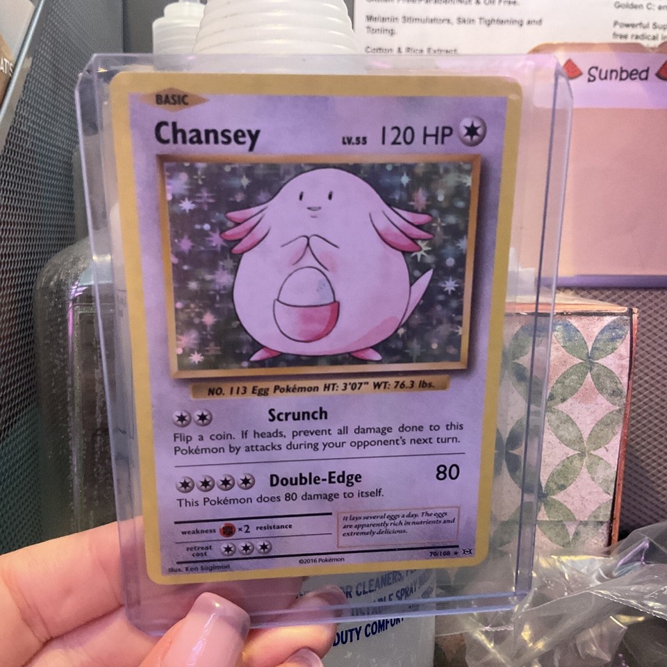 Pokémon TCG Chansey XY Evolutions 70/108 Holo Holo Rare | eBay