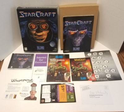 StarCraft (PC, 1998) *Big Box - Terran Cover Collectors Special Edition ...