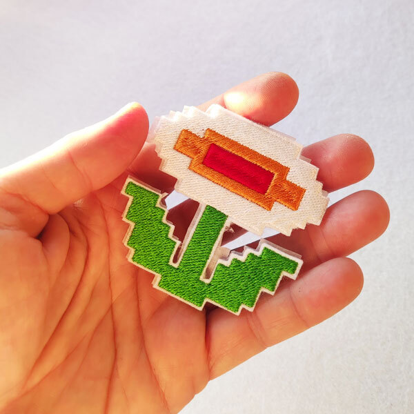 Nintendo Patch Super Mario Characters Embroidered 8Bit Iron-On 2.35" | eBay